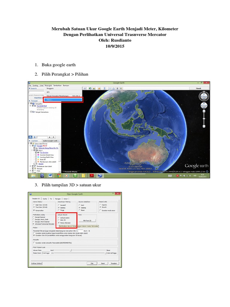 Dokumen - Tips - Merubah Satuan Ukur Google Earth Menjadi Meter Kilometer Dengan Perlihatkan ...