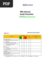 List of Mandatory Documents - IMS | PDF