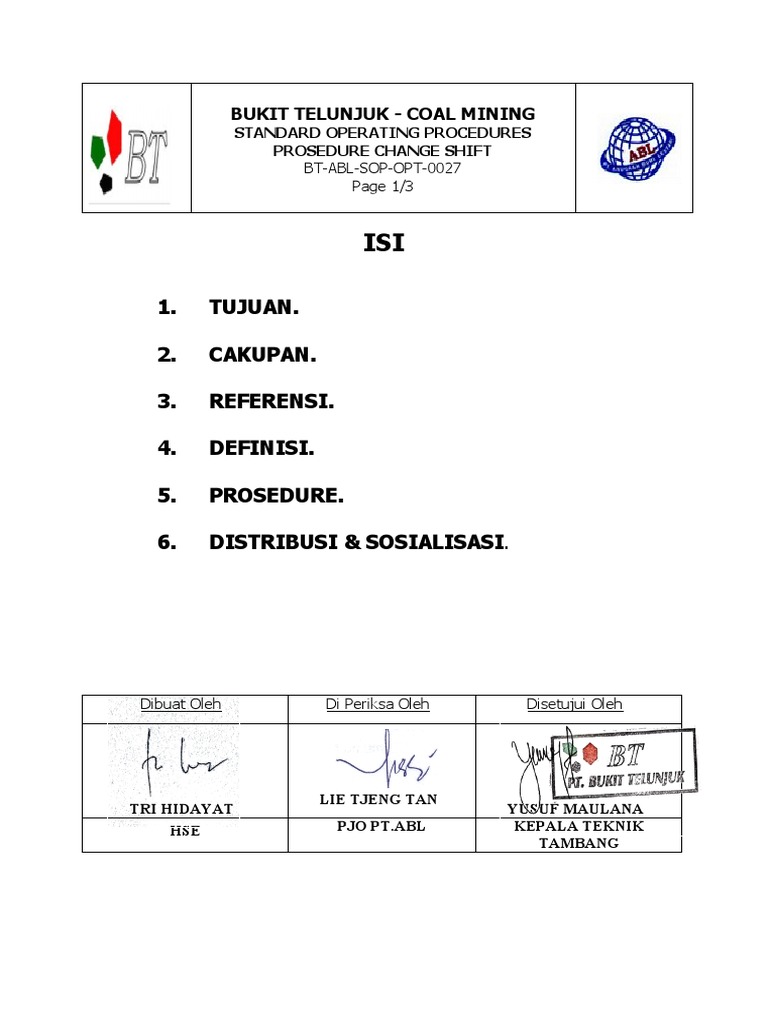 Sop-Opt-0027 - Change Shift | PDF