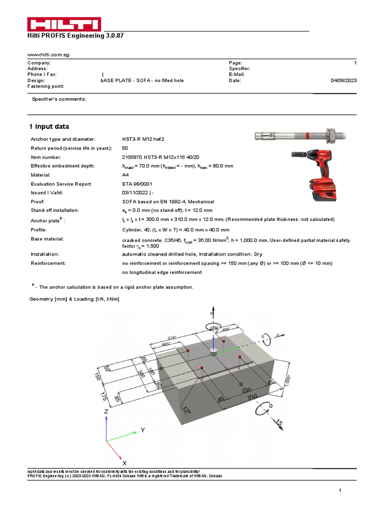 Drafts - bASE PLATE - SOFA - No Filled Hole | PDF