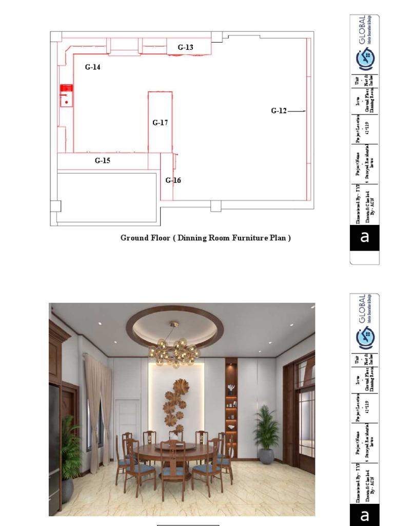 Dinning Room Dimension Layout | PDF