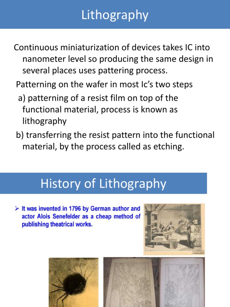 Photolithography Process Guide | PDF