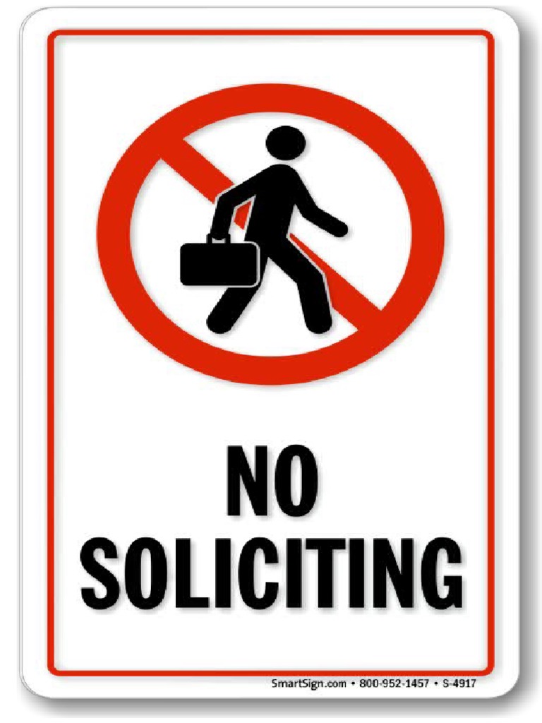 No Solicitation | PDF