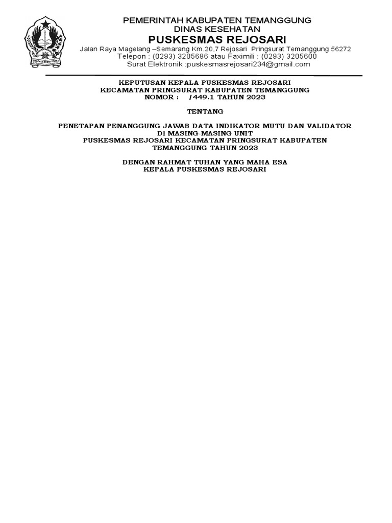 SK PIC Dan Validator | PDF