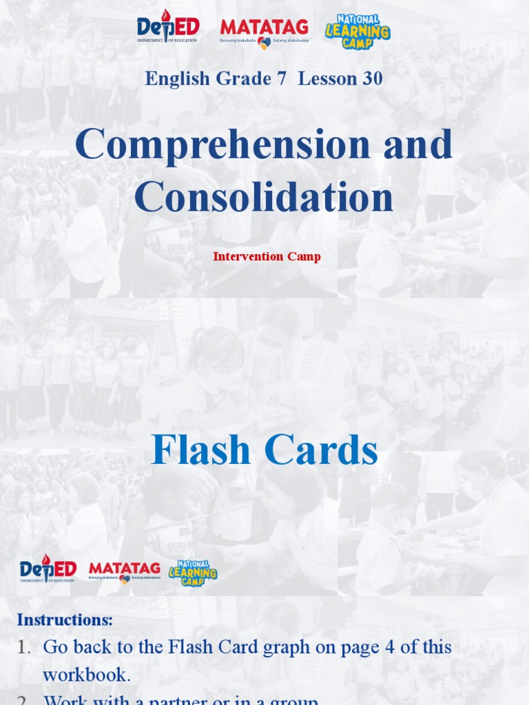 Grade 7 Lesson Plan 30 English Intervention Camp | PDF | Teaspoon | Spoon