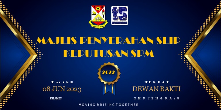 BACKDROP MAJLIS PENYERAHAN SIJIL SPM2022 | PDF