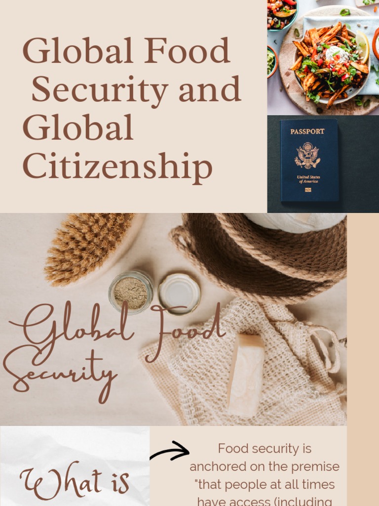 Global Food Security and Global Citizenship | Download Free PDF | Food ...
