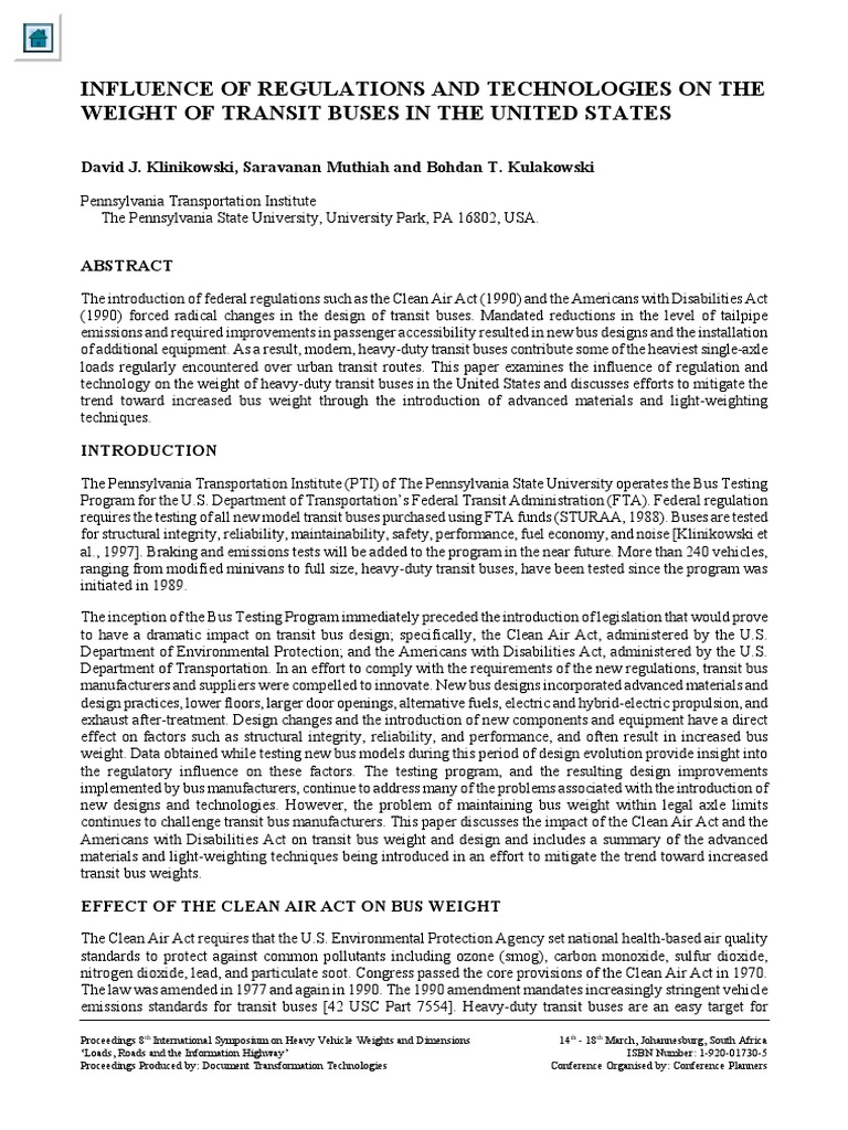 influence-of-regulations-and-technologies-on-the-weight-of-transit