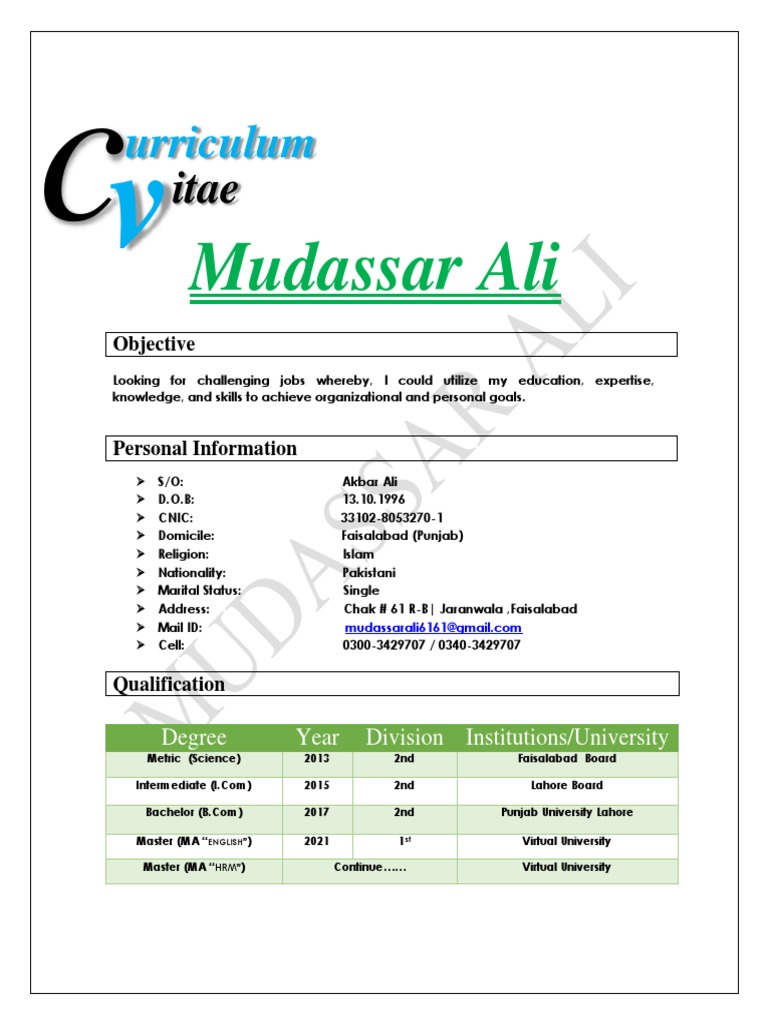 Mudassar Ali | PDF