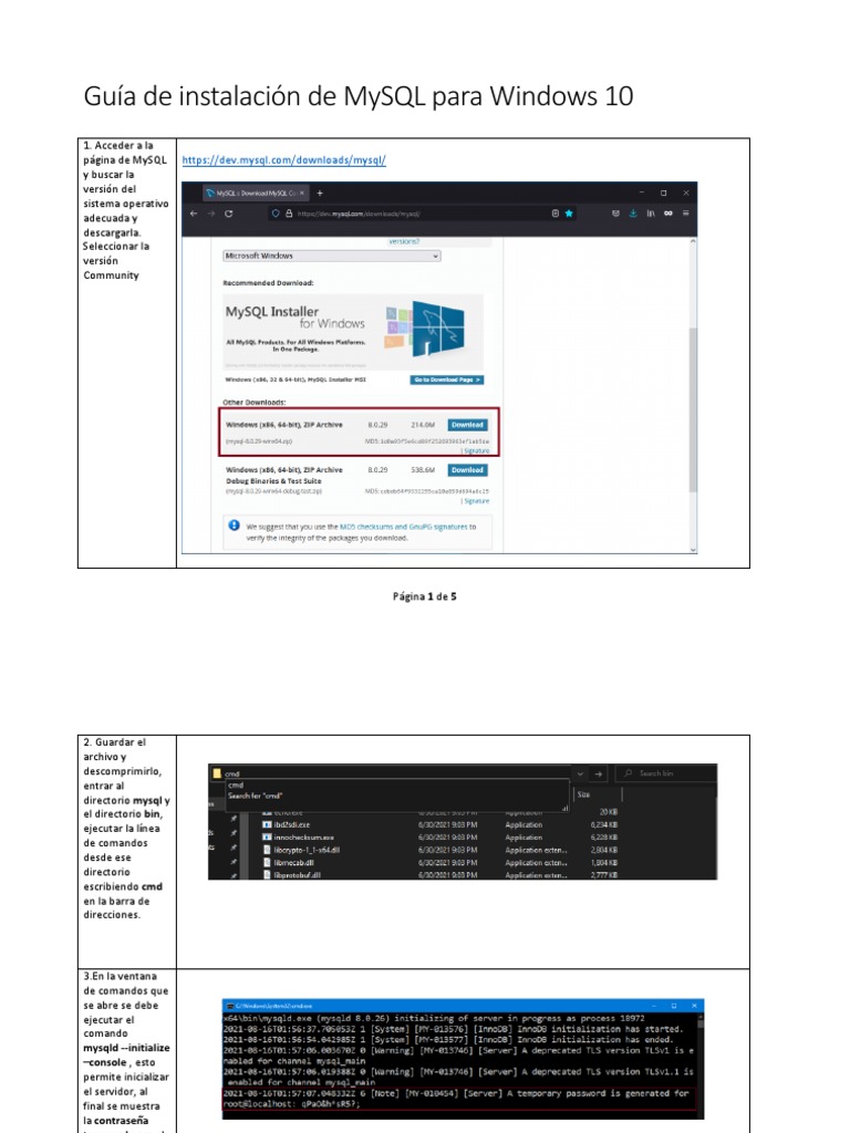 Instalar MySQL | PDF