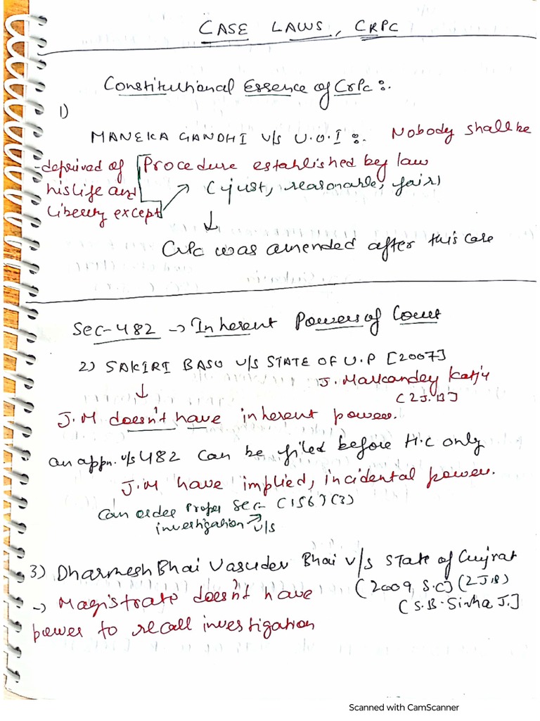 CRPC Case Laws | PDF