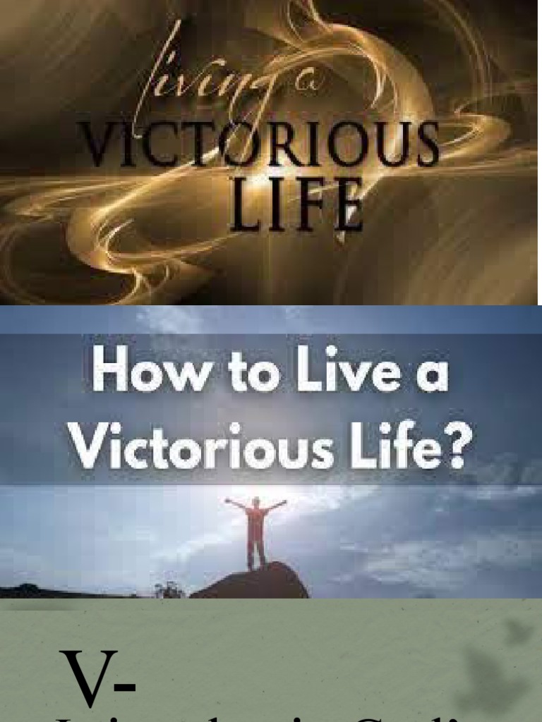How To Live A Victorious Life Pdf