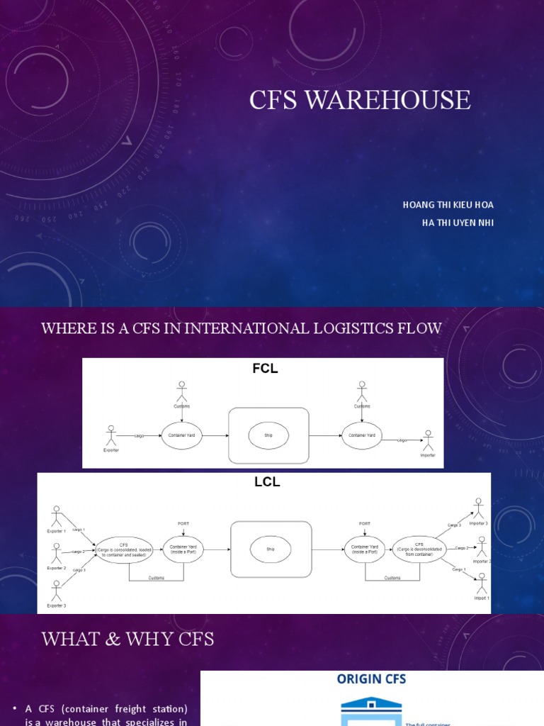 CFS Warehouse | PDF