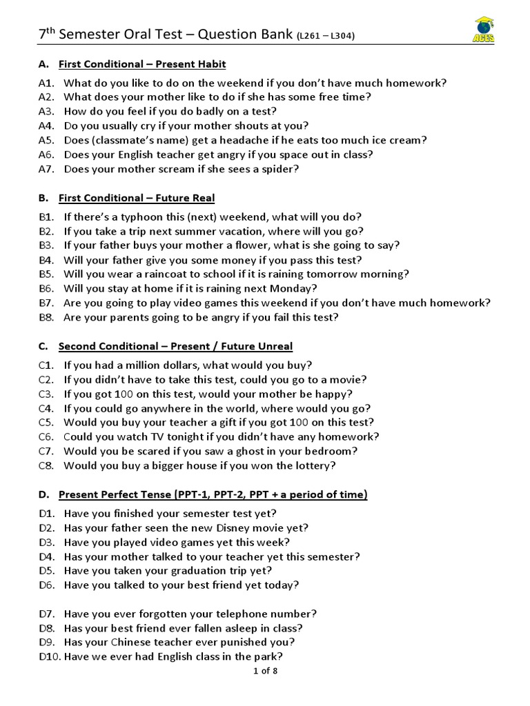 ACES 7th Semester QUESTION BANK (L261 - L304) | PDF