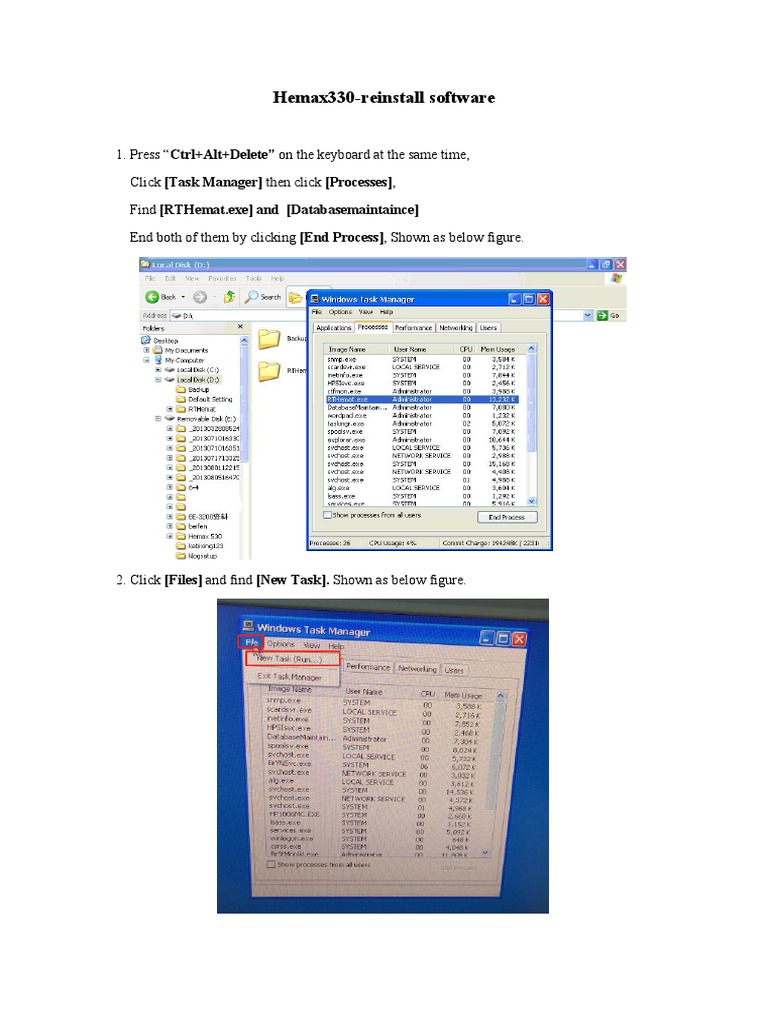 1 Hemax330 Reinstall Software Latest | PDF