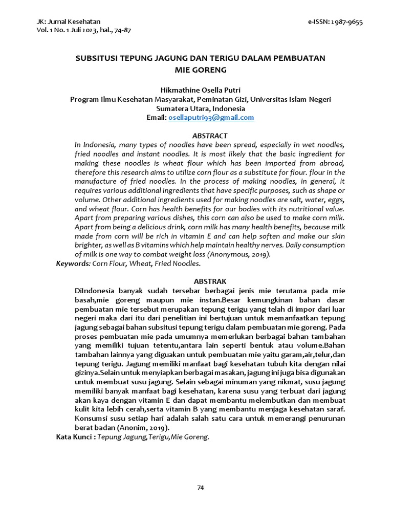 Subsitusi+Tepung+Jagung+ Hikmathine+Osella+Putri | PDF