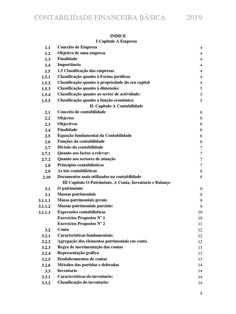 Contabilidade Básica CEFOPI | PDF | Contabilidade | Economia