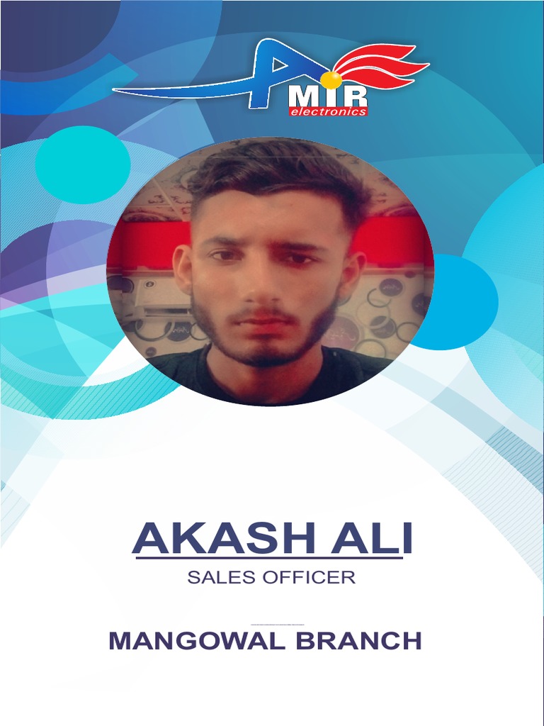 AKASH ALI Front Card-MWG | PDF