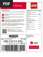 DPD Return Label | PDF