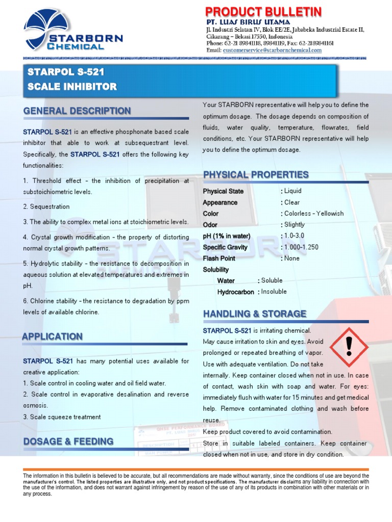 1B. Starpol S-521 - PB | PDF