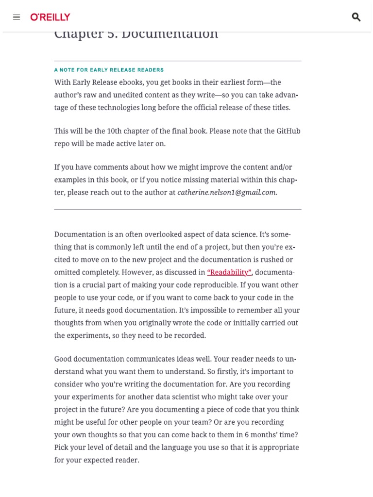 Software Engineering For Data Scientists Chap5 | PDF