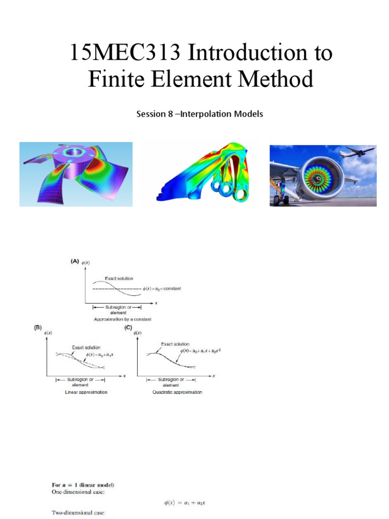 15MEC313 Introduction To Finite Element Method Session 8 | PDF
