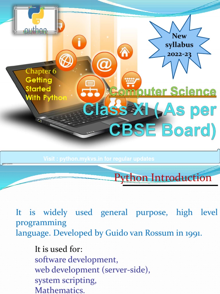Chapter 6 Getting Started With Python | PDF | Python (Programming Language) | Computer Programming