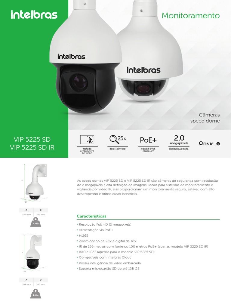 Datasheet - VIP 5225 SD IR | PDF