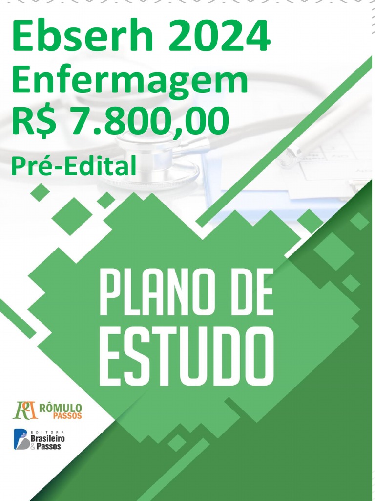 Plano de Estudo Ebserh 2024 | PDF | Computadores
