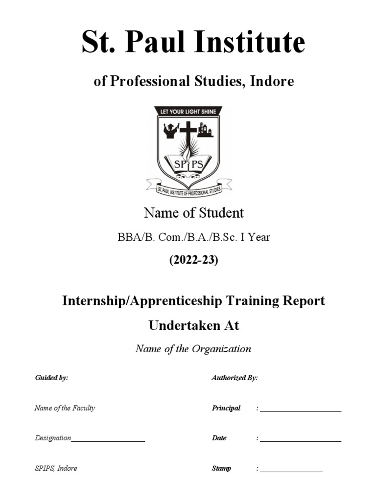 22-23 Internship - Apprenticeship Report | PDF