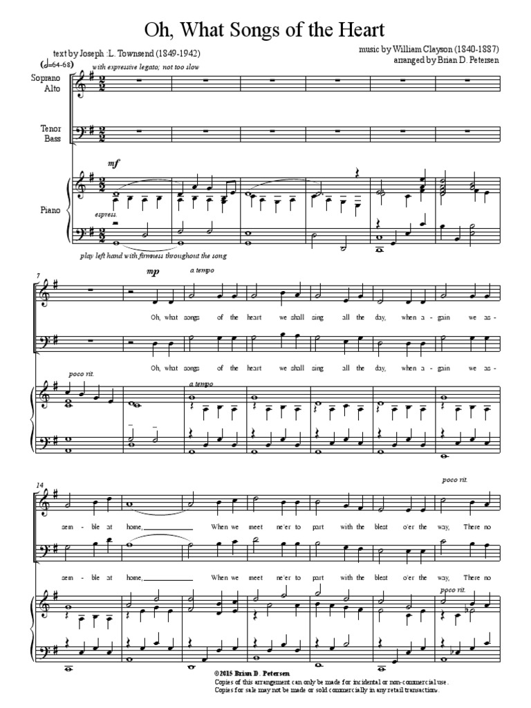 Songs of The Heart | PDF