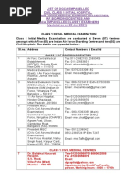 DGCA Class 1 Medical Examination Guide | PDF | Health Care | Aviation