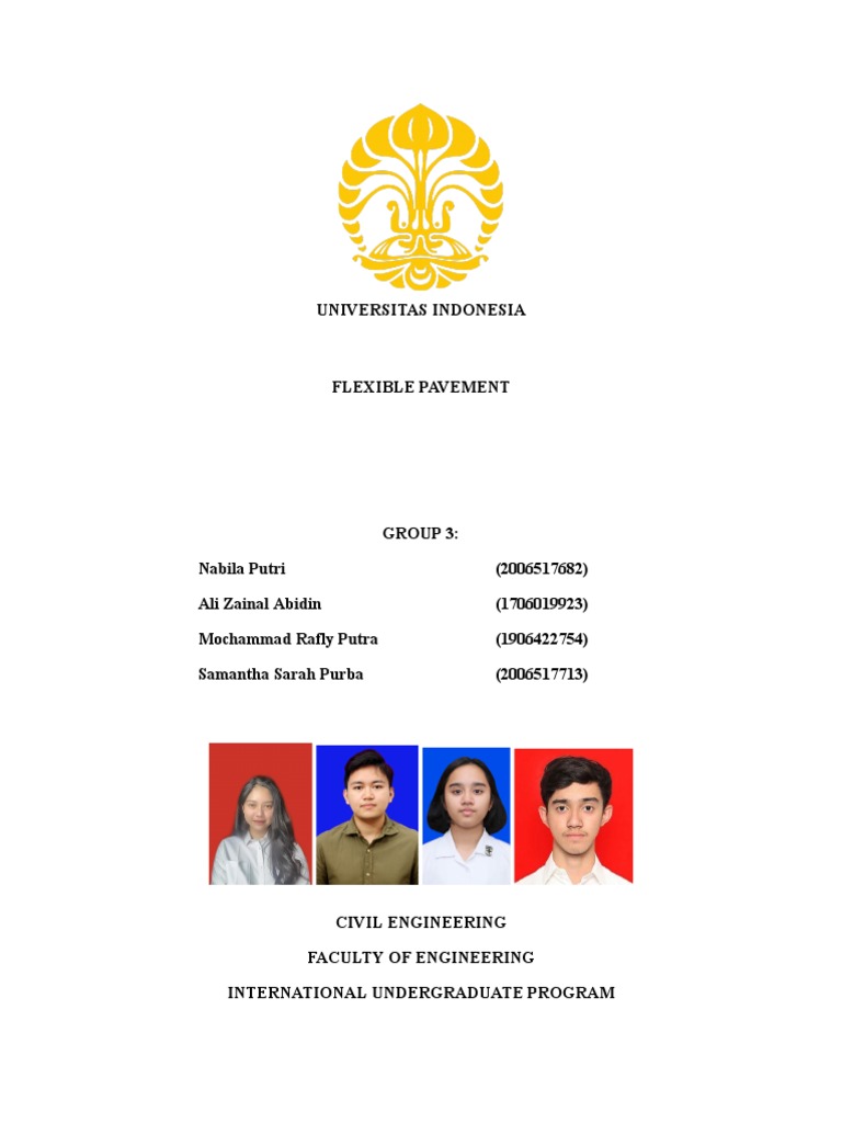 M3 Group Flexible Pavement Design Report | PDF