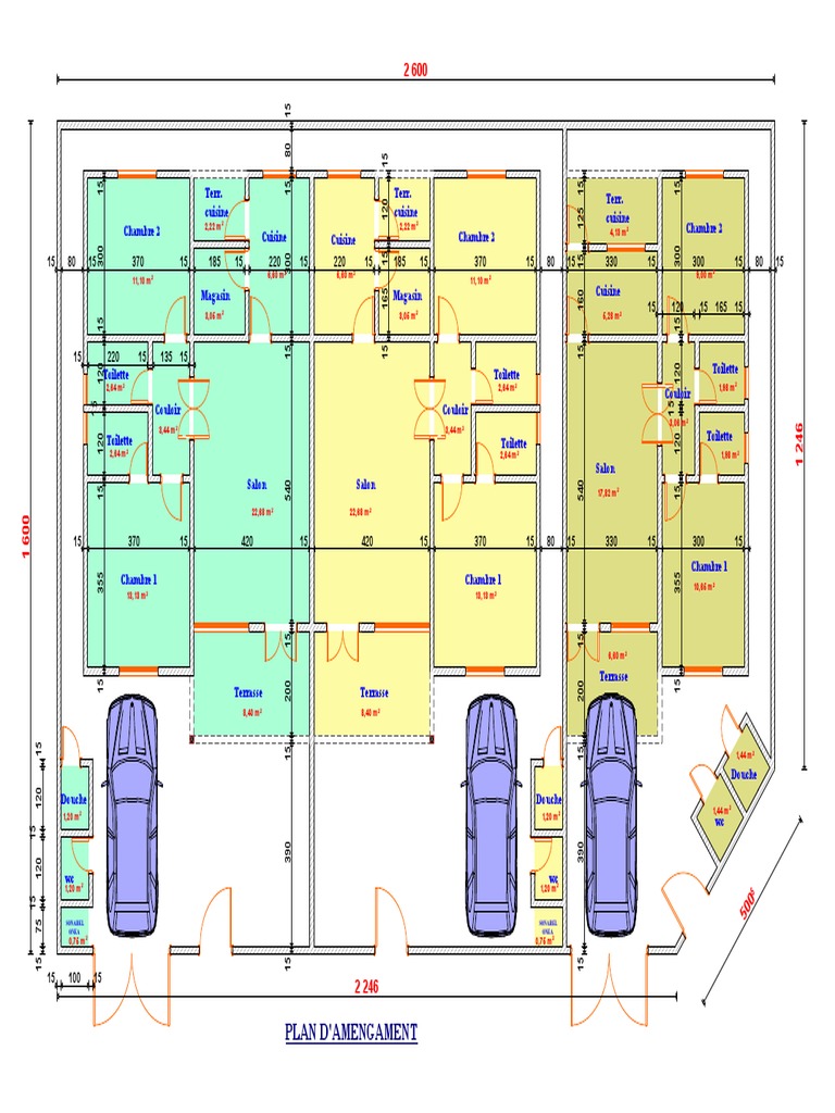 Plan Cote 3villa f3 | PDF