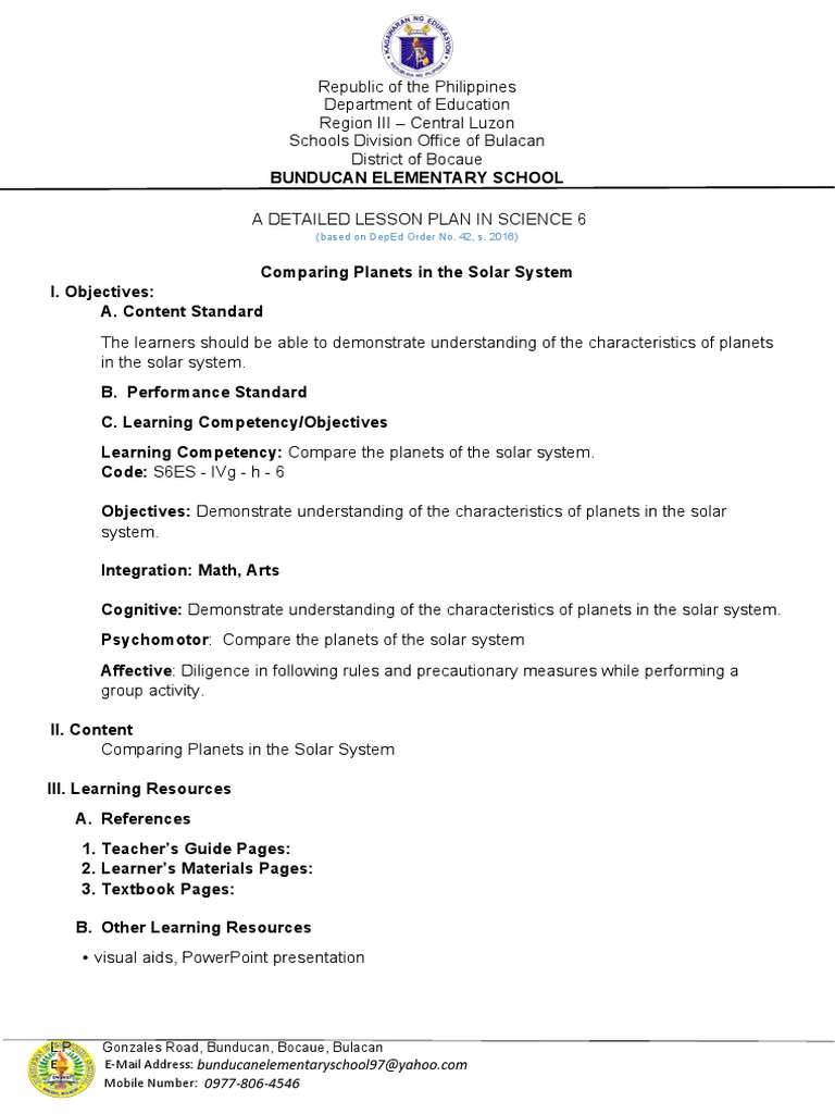Comparing The Planets in The Solar System | PDF