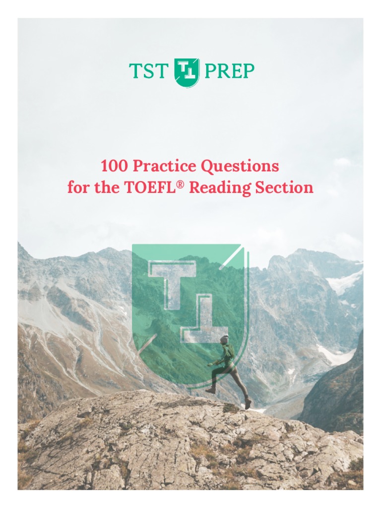 TST Prep - 100 TOEFL Reading Practice Questions | PDF | Europa (Moon ...