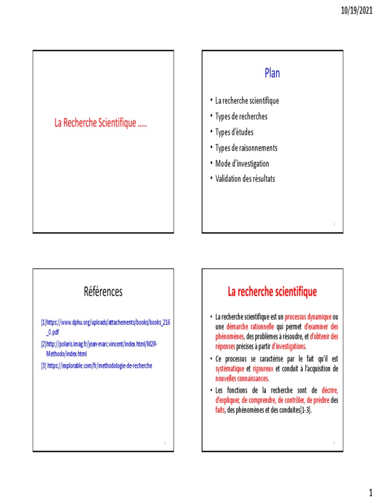 Guide sur la Recherche Scientifique | PDF