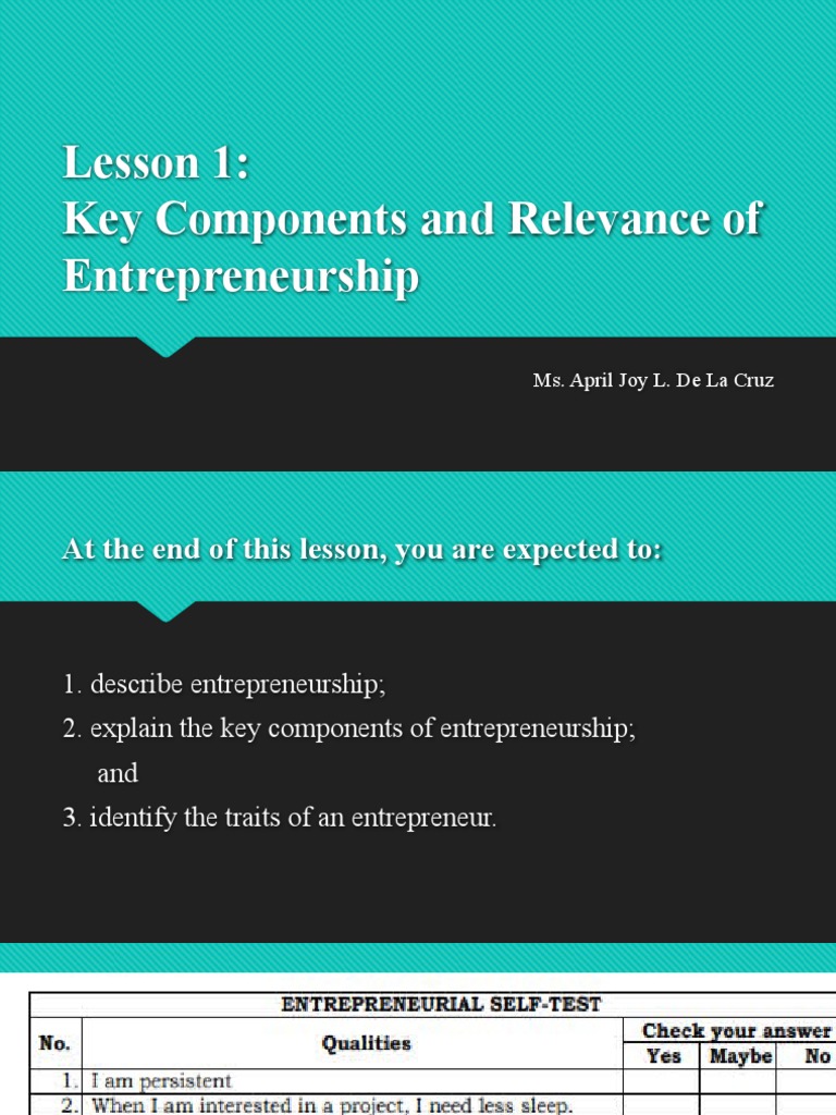 Lesson 1 4 | PDF | Entrepreneurship | Economies