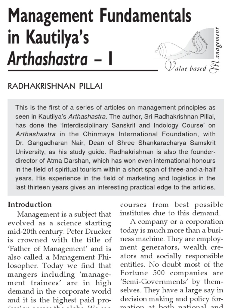 Arthashastra 1 | PDF