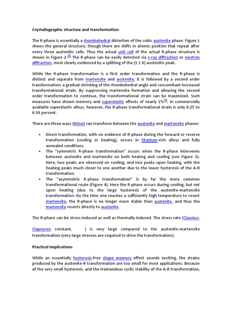 The R Phase | PDF | Metals | Physical Chemistry
