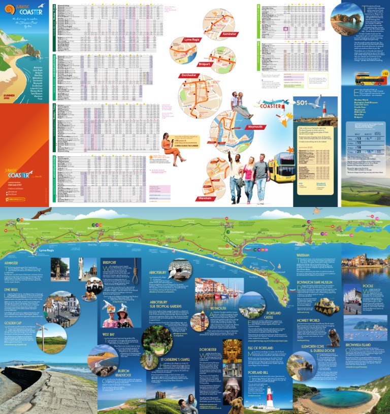 Jurassic Coaster Leaflet Apr22 WEB | PDF | West Country | Bus Transport