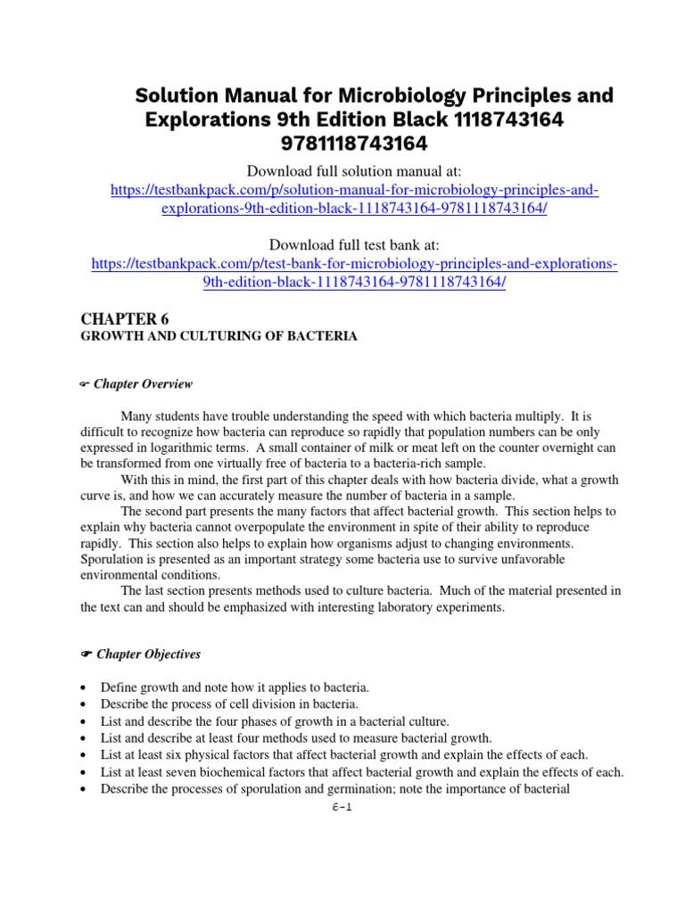 Microbiology Principles and Explorations 9th Edition Black Solutions ...