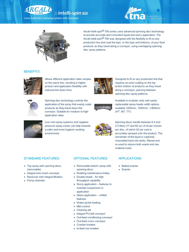 Arcall Intelli Spin 700 | PDF