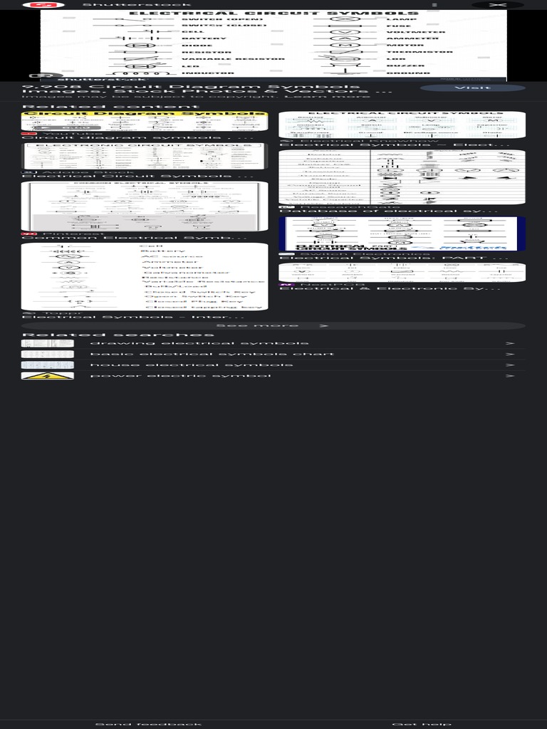 Electrical Symbols Chart - Google Search 4 | PDF | Electronic Circuits ...