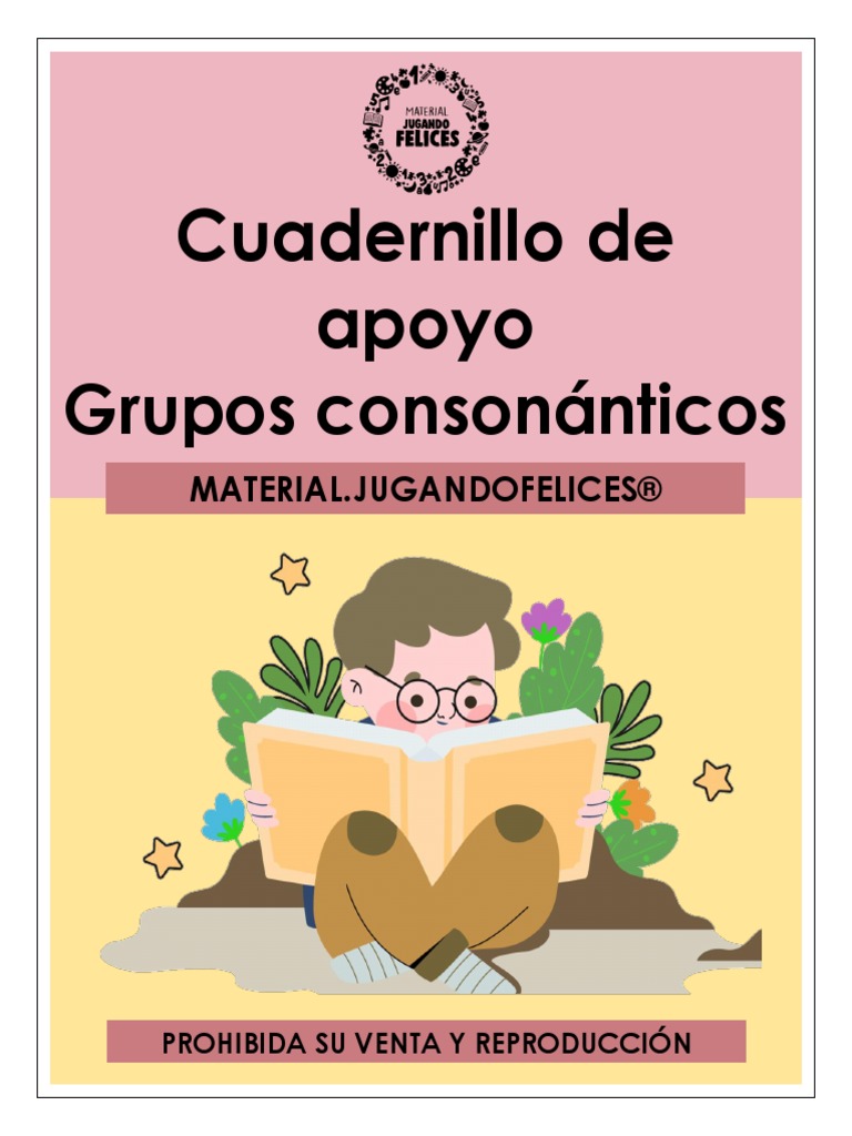 Cuadernillo de Apoyo PDF - Grupos Consonánticos | PDF