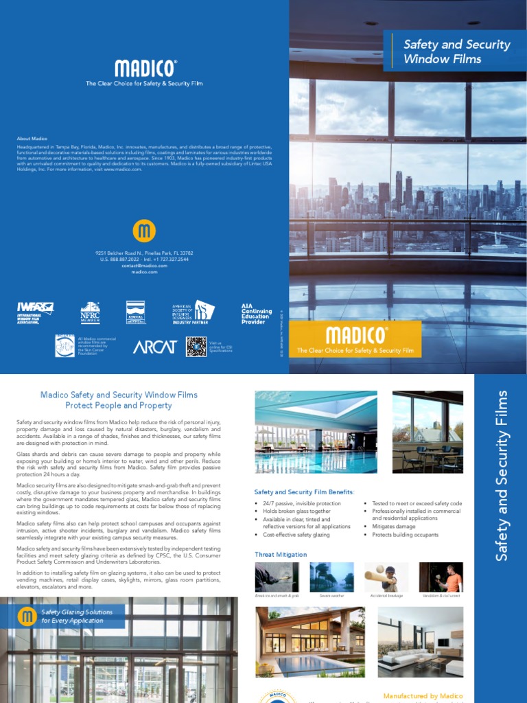 Madico E Catalog Safety Security SEMA | PDF | Building Engineering | Materials