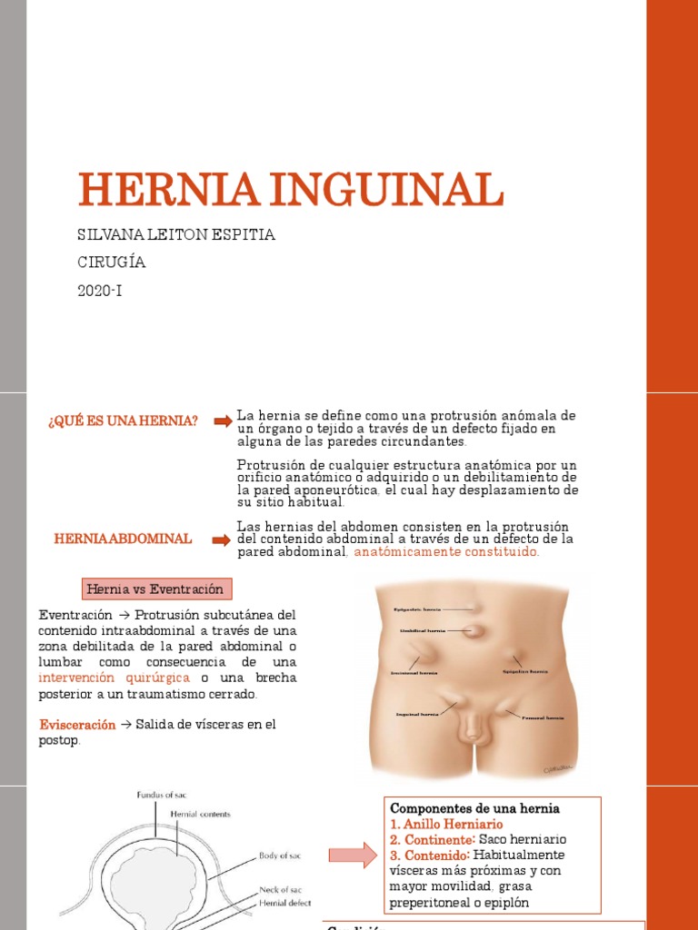 Hernia Inguinal | PDF | Abdomen | Anatomía humana