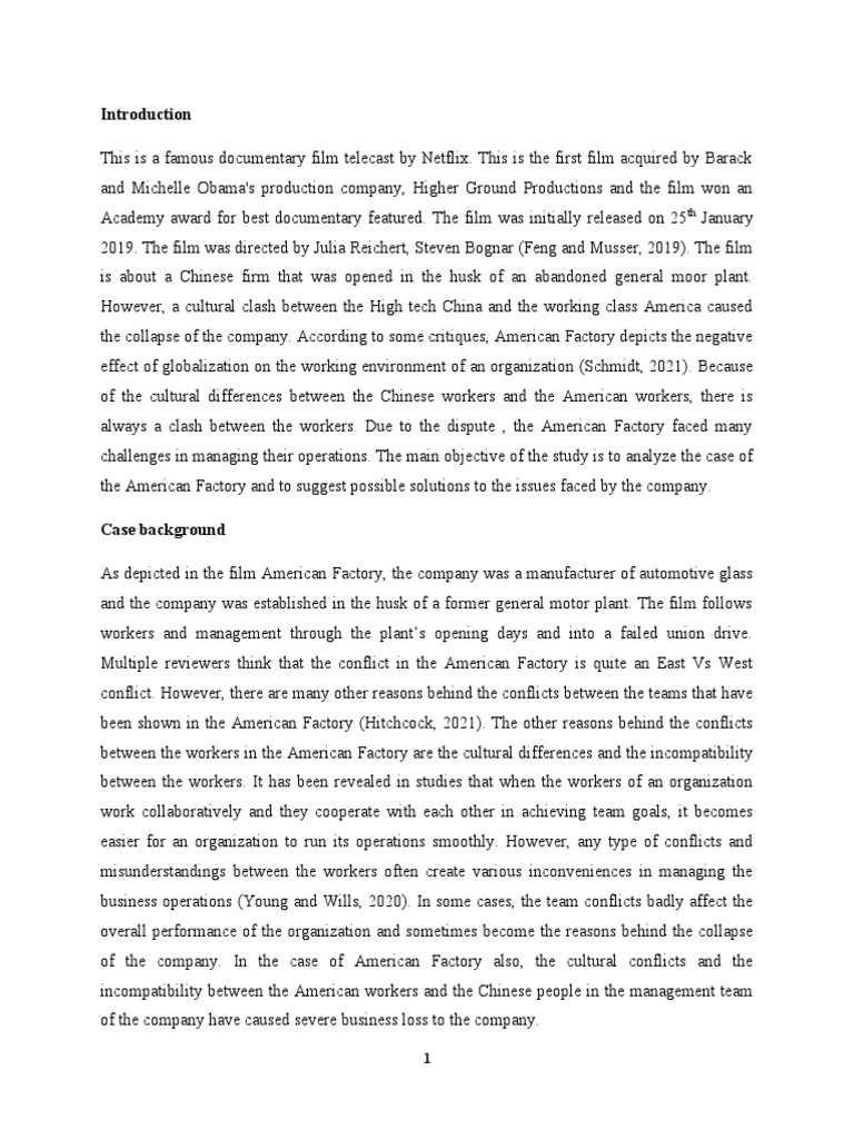 Case Study Analysis | PDF