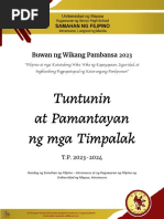 Filipino Thesis Title Examples | PDF | Tagalog Language | Thesis
