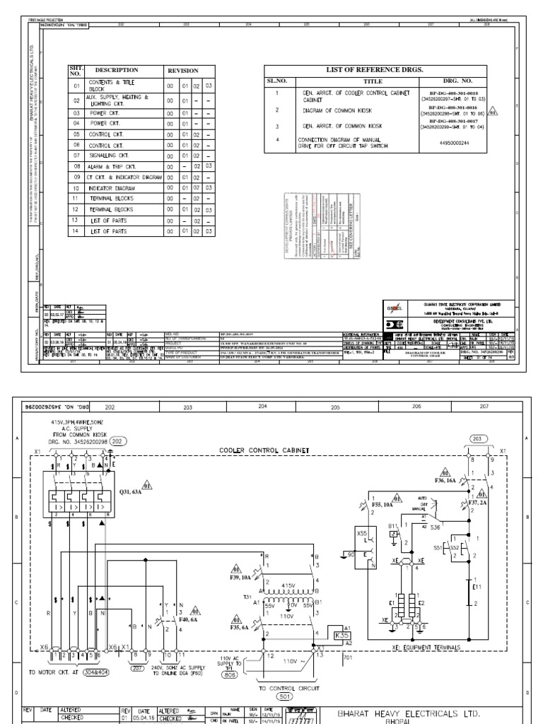 Cooler Control Cabinet K9213 Reply BP DG 408 301 0019_R3 | PDF ...